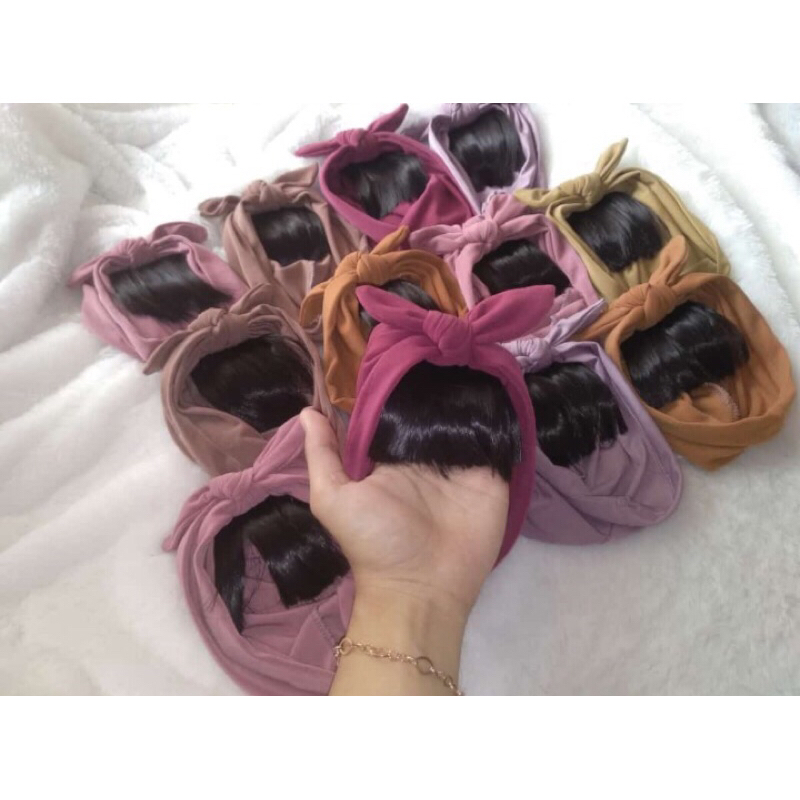 Jual Turban poni/Turban poni pirang/bando anak/Turbananak/rambut palsu ...