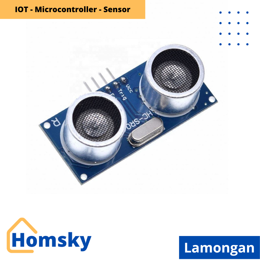 Jual Sensor Jarak Ultrasonik Hc Sr04 Sr 04 Distance Sensor Ultrasonic Sensor Obstacle Sensor