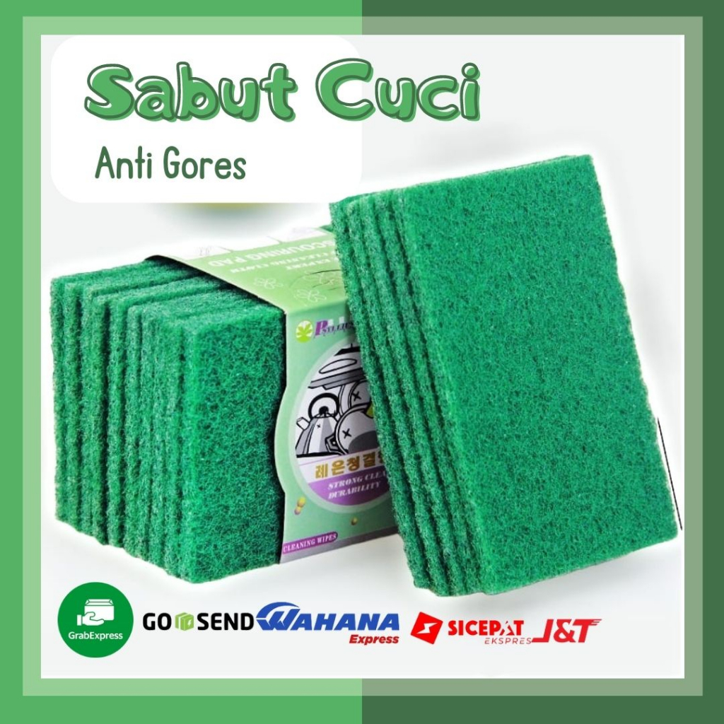 Jual Sabut Hijau Cuci Piring Sabut Hijau Satuan Serabut Spons Cuci ...