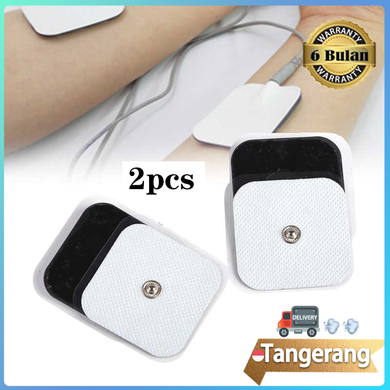 Jual 2pcs/set Pad Tens Kancing Electrode Pads Beurer EM / Pad Electrode ...