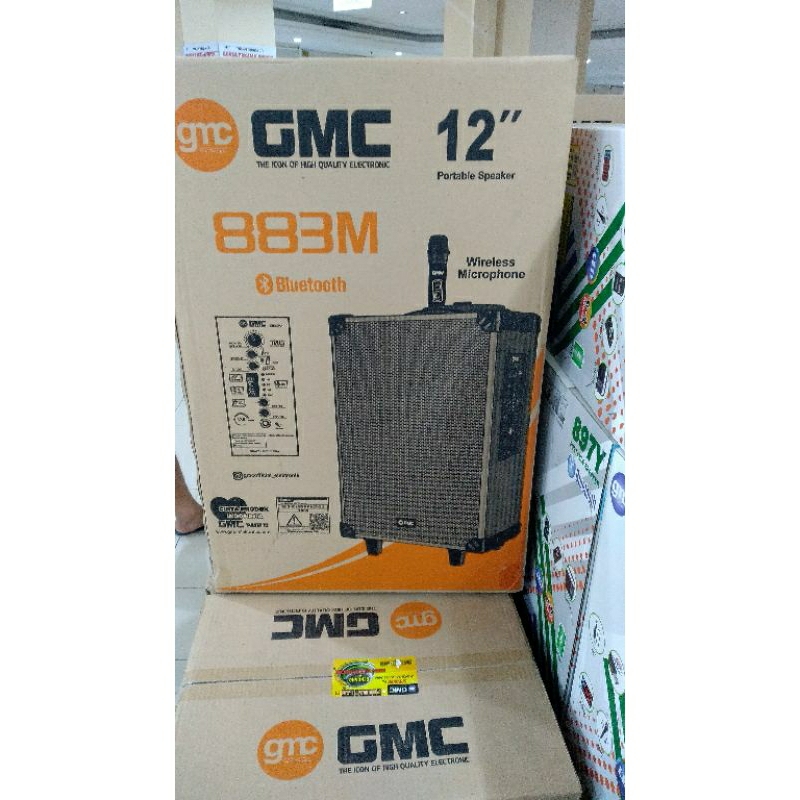 Jual GMC SPEAKER Portable 883M 12 inch speaker gmc 883M | Shopee Indonesia