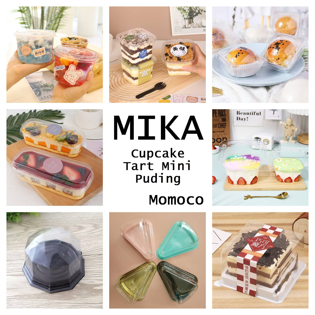Jual Tray Mika Tray Box Kotak Kue Cup Puding Mooncake Pia Pie Slice ...