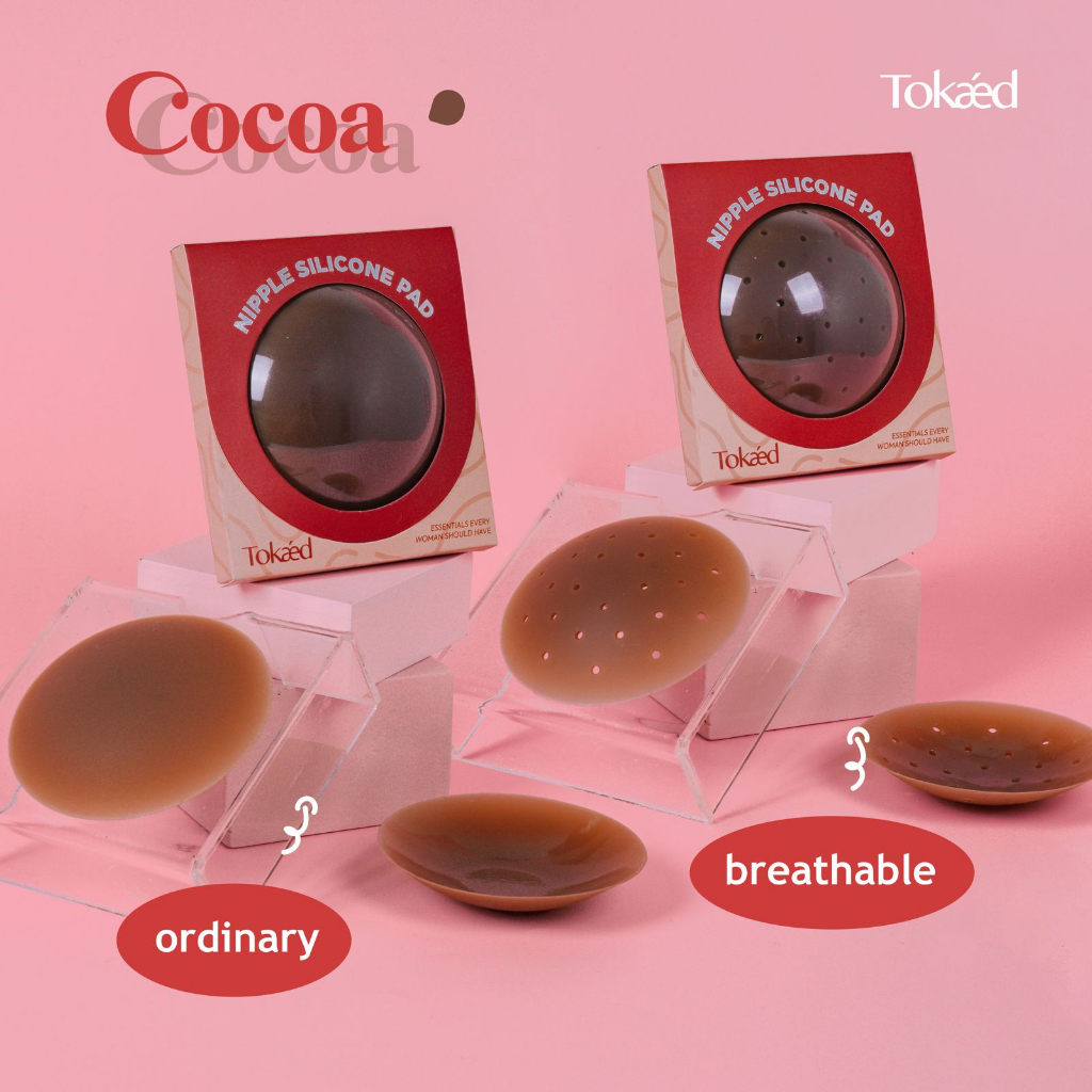 Jual TOKAED Nipple Silicone Pad | Self Adhesive Nipple Pad Reusable ...