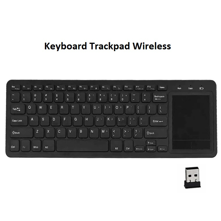 Jual Keyboard Wireless Touchpad Trackpad Slim Multi Function | Shopee Indonesia