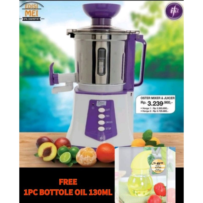 Jual OSTER MIXER JUICER ICHEF 100% Original Blender 3in1 Bahan ...