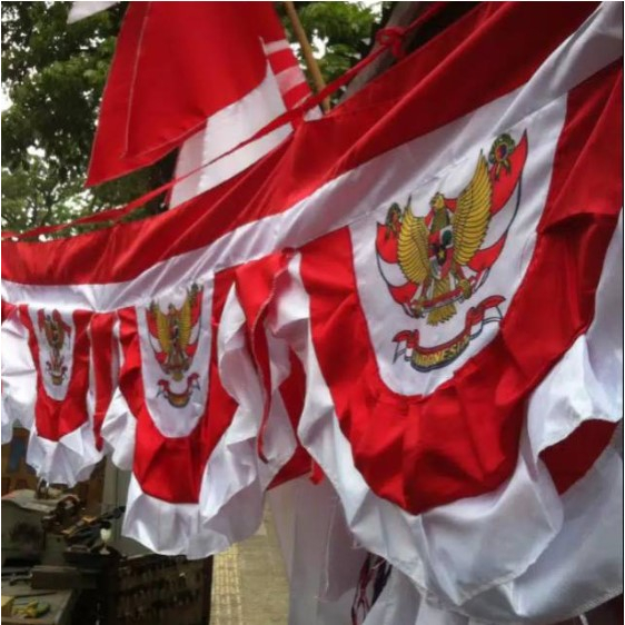 Jual NEW PRODUK KEMERDEKAAN Bendera merah putih Garuda Bendera Indonesia Panjang Bendera ...