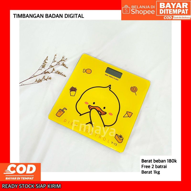 Jual TIMBANGAN BADAN DIGITAL DUCK || TIMBANGAN DIGITAL MOTIF BEBEK ...