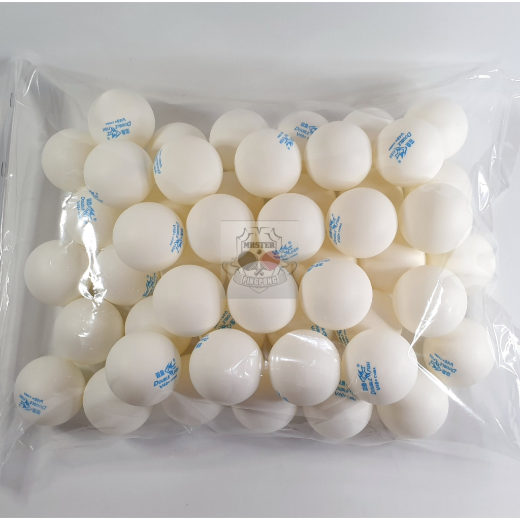 Jual Double Fish V40+ 50 Training Balls - Bola Banyak Latihan Tenis Meja | Shopee Indonesia