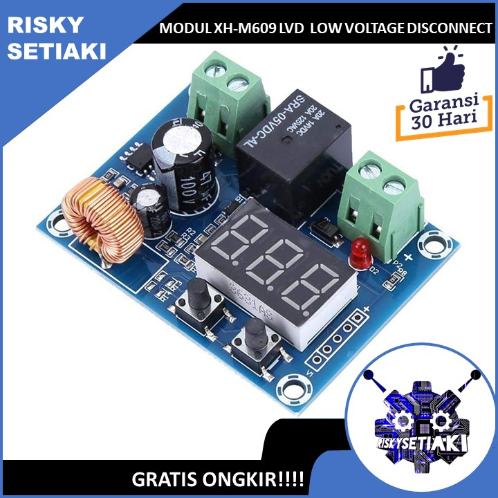 Jual MODUL XH-M609 LVD LOW VOLTAGE DISCONNECT PROTEKSI OVER DISCHARGE ...