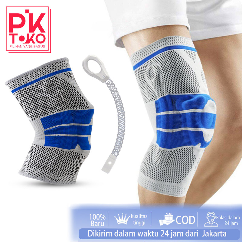 Jual Joint Terapi Spring Knee Protector Silicone Gel Knee Pad Knee ...
