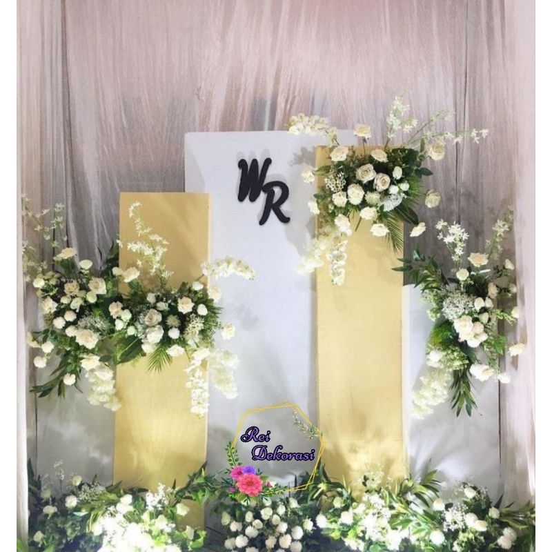 Jual Backdrop Semi Papan Kotak Kain pengganti papan Backdrop Abutai ...