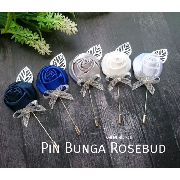 Jual Pin Jas / Pin Bunga / Pin Collar / Lapelpin / Brooch Pin - Rosebud ...