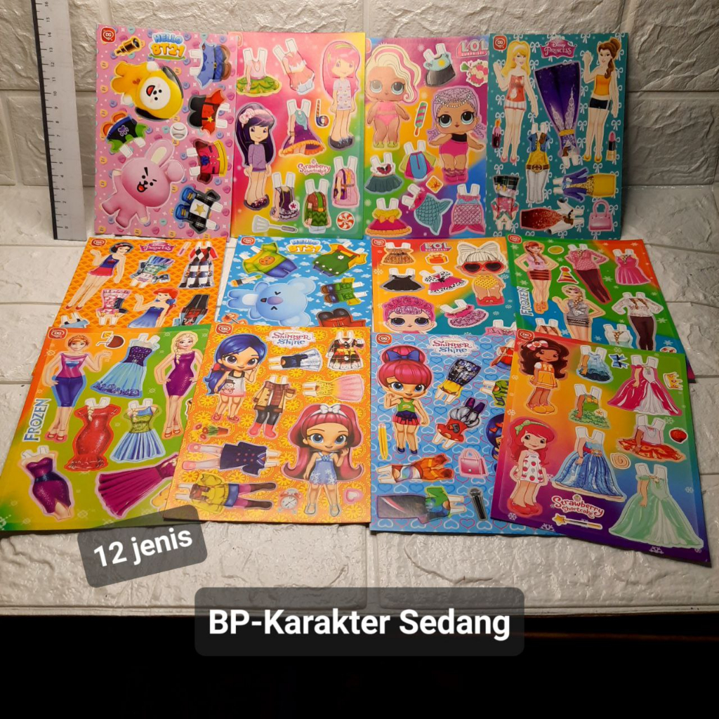 Jual Mainan anak Paperdoll / Paper Dolls BP Bongkar pasang boneka dari ...