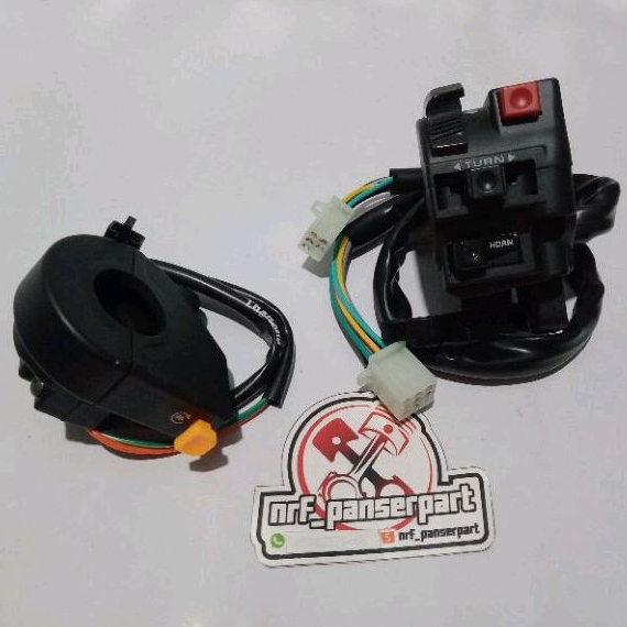 Jual SAKLAR KIRI/KANAN STATER SHOGUN 110 R NEW/ HOLDER KIRI KANAN ...