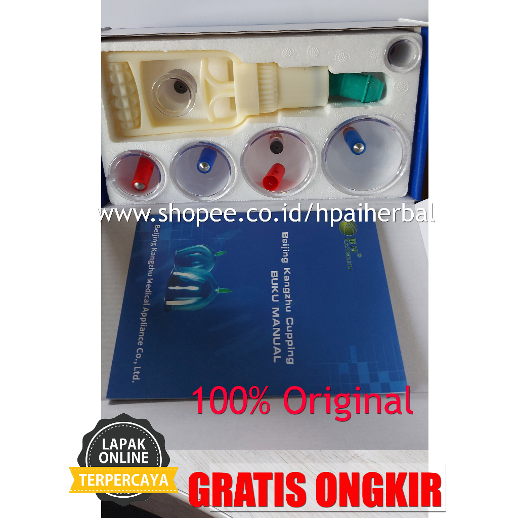 Jual Alat Bekam Kangzhu isi 6 Kop Original / Kop Kangzhu isi 6 | Shopee Indonesia
