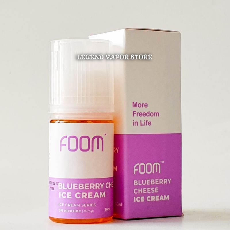 Jual SALT NIC - LIQUID FOOM Blueberry Cheese Ice Cream 30ML 30MG ...