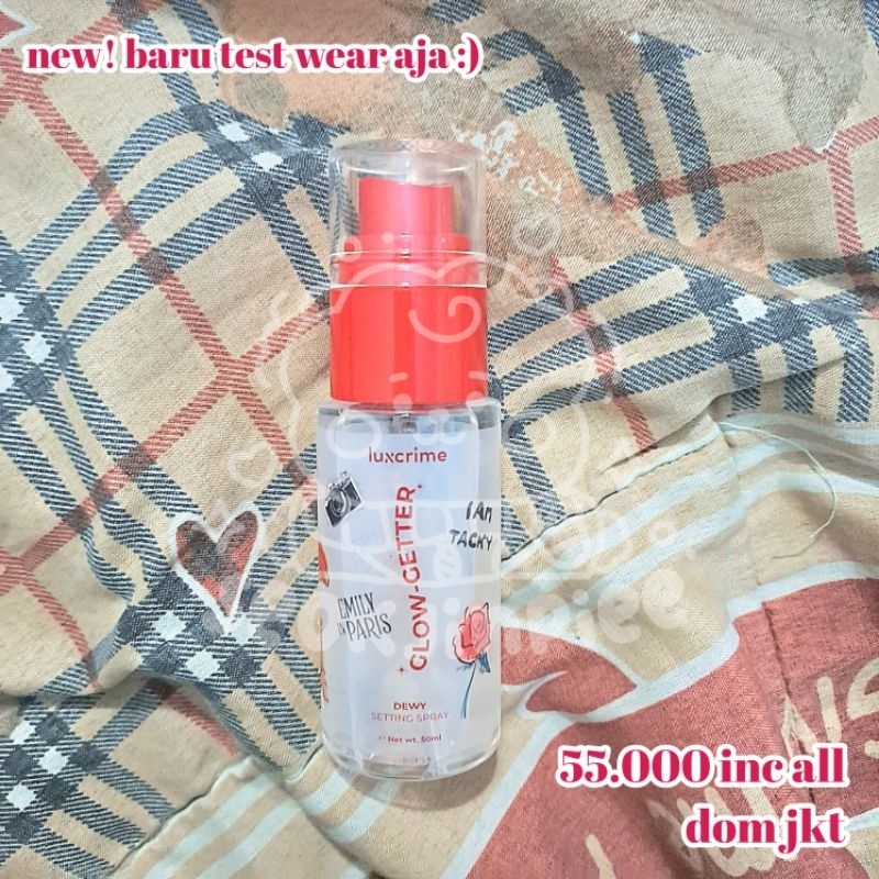 Jual luxcrime setting spray glow getter emily in paris version | Shopee ...