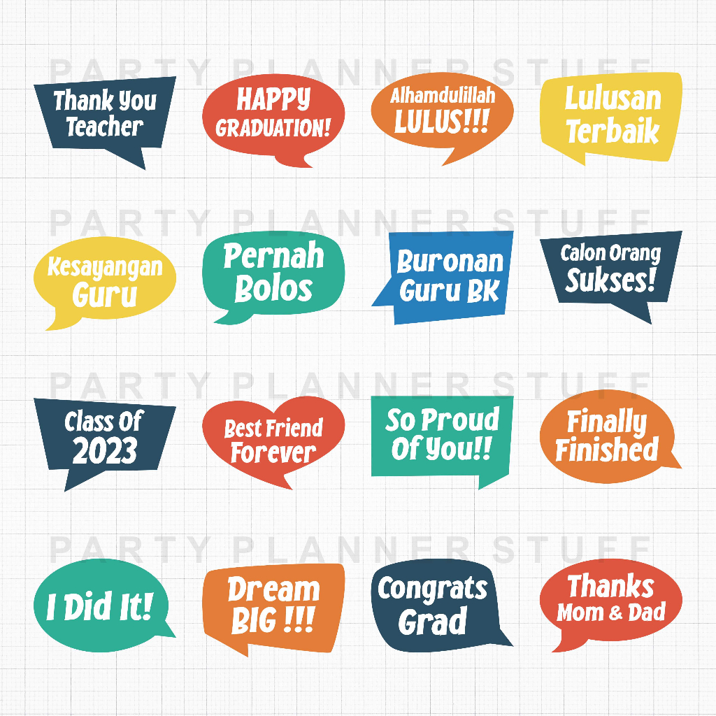 Jual Fun pros wisuda perlengkapan foto wisuda acc foto wisuda ...