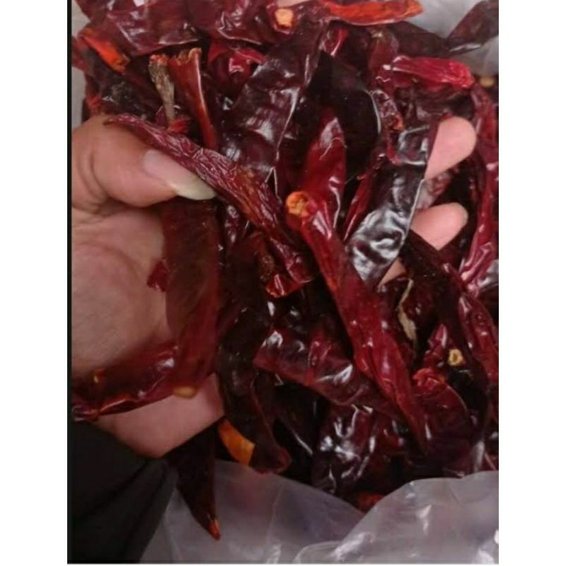 Jual cabe kering besar ll cabe kering tanjung kualitas super tanpa ...