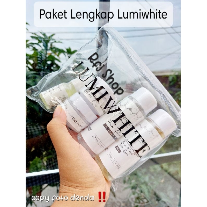 Jual LUMIWHITE SKINCARE BRIGHTENING PAKET LENGKAP | Shopee Indonesia