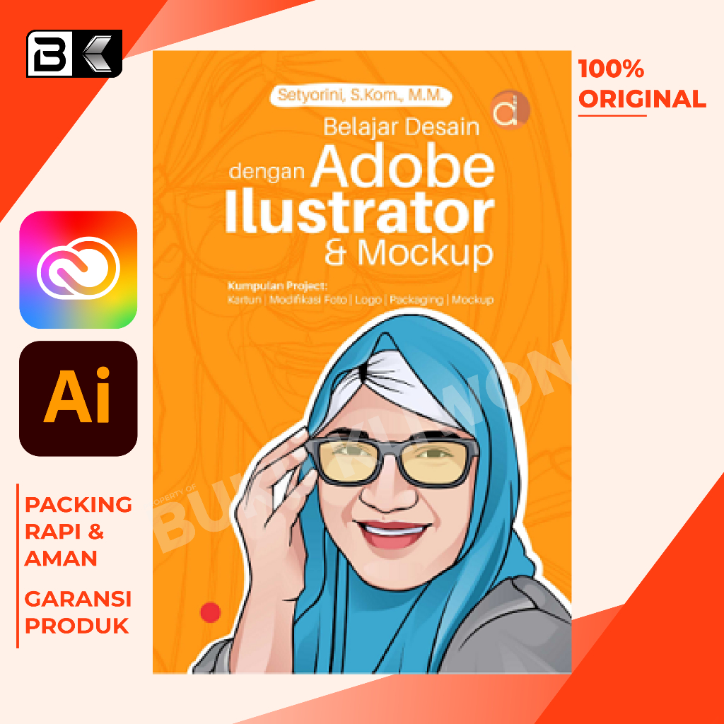 Jual Buku Belajar Desain dengan Adobe Ilustrator dan Mockup Adobe ...