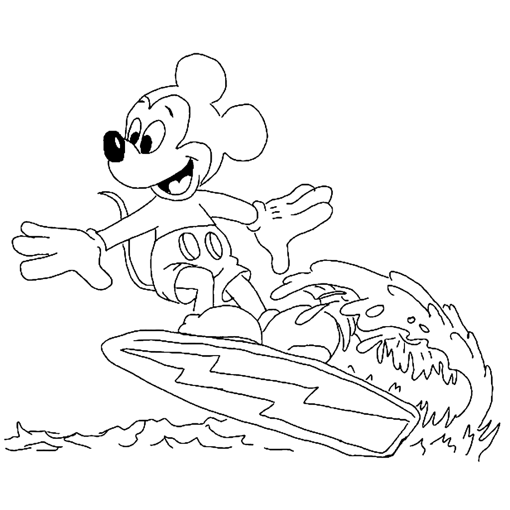 Jual Gambar Sketsa Mewarnai / Mickey Mouse / Part 3 / Gambar Sketsa ...