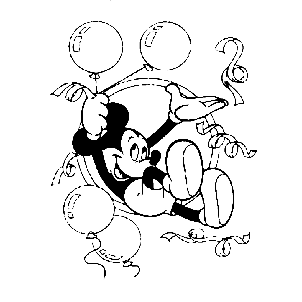 Jual Gambar Sketsa Mewarnai / Mickey Mouse / Part 4 / Gambar Sketsa ...
