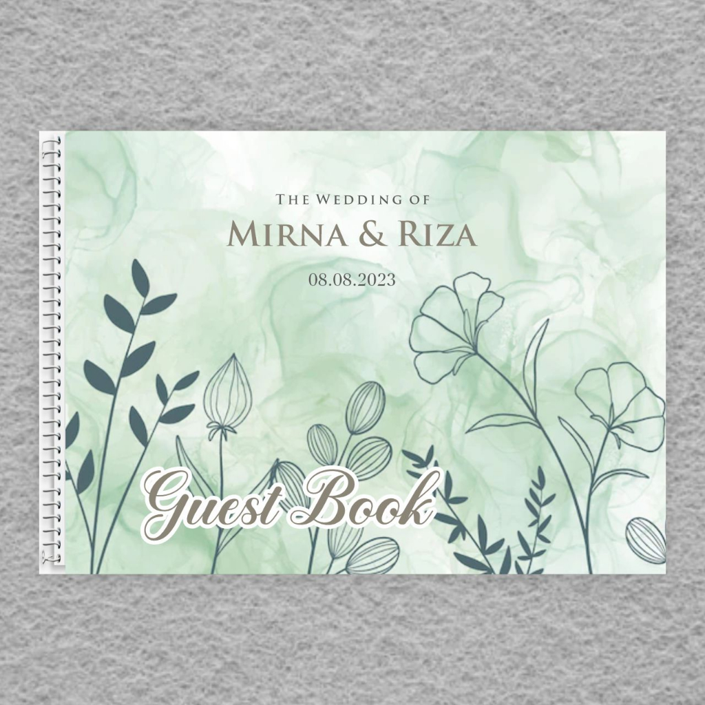 Jual Buku Tamu Pernikahan CUSTOM / wedding Guest Book / wedding book ...