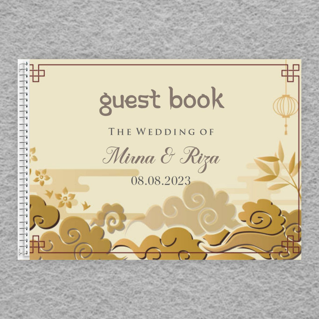 Jual Buku Tamu Pernikahan CUSTOM / wedding Guest Book / wedding book ...