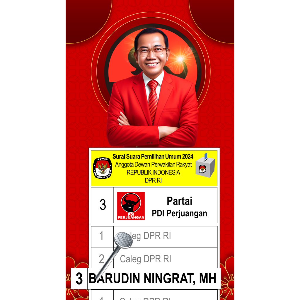 Jual Video Promosi Caleg Animasi (Partai PDIP) | Shopee Indonesia