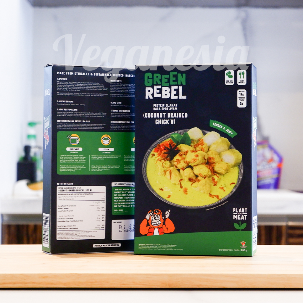 Jual Green Rebel Opor Ayum 200 gram Opor Daging Ayam Nabati Halal ...