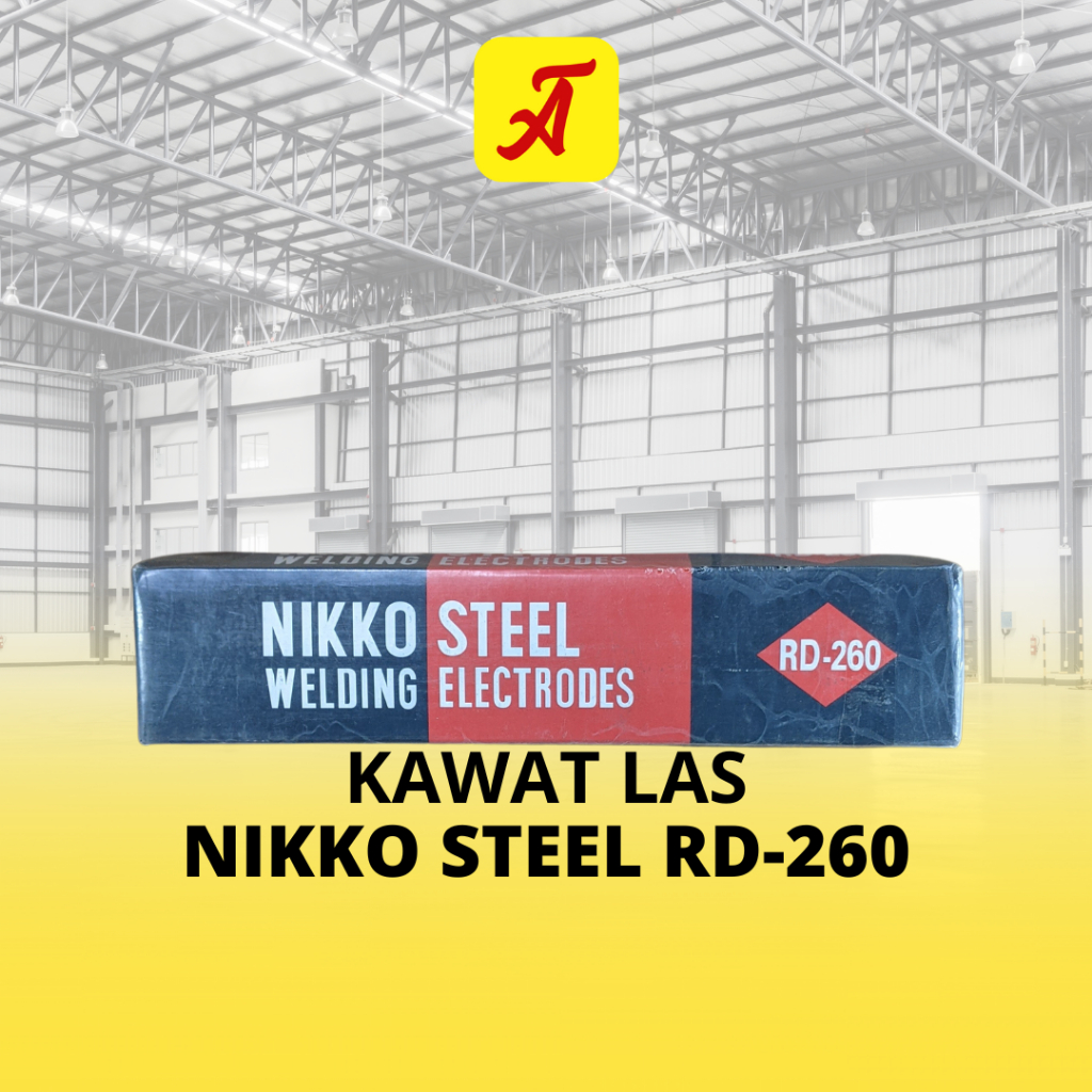 Jual KAWAT LAS NIKKO STEEL RD-260 (2.6MM 3.2MM 4MM) KEMASAN 5KG | Shopee Indonesia