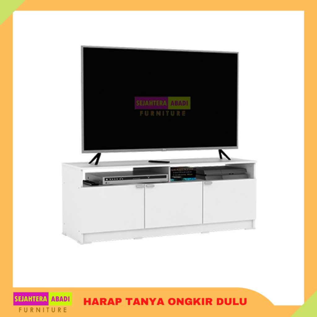 Jual rak tv besar minimalis meja tv alba bas tv120 metropolis by ...