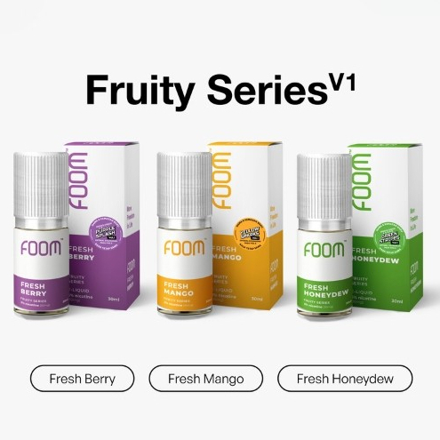 Jual Foom Fresh Series 30ml 30mg Fresh Berry Honeydew Mango Liquid Salt ...