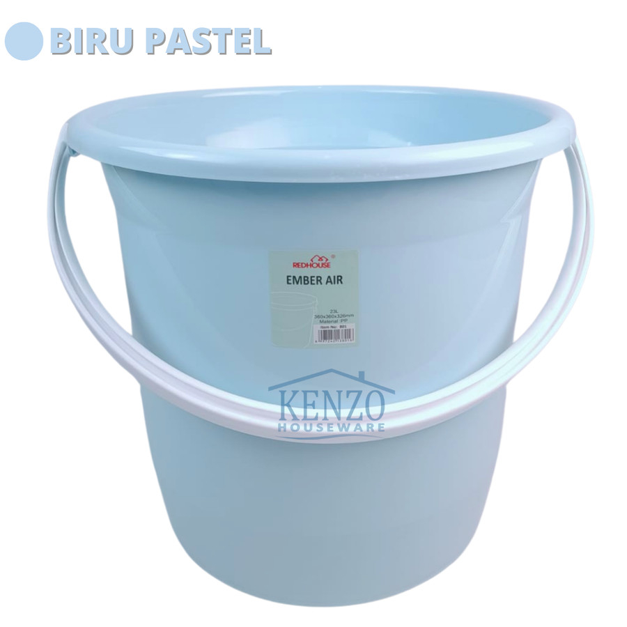 Jual Ember Air Plastik 16 L Tanpa Tutup Warna Pastel Ember Mandi ...