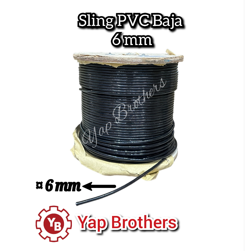 Jual SLING PVC BAJA 6 mm (HITAM) | Shopee Indonesia