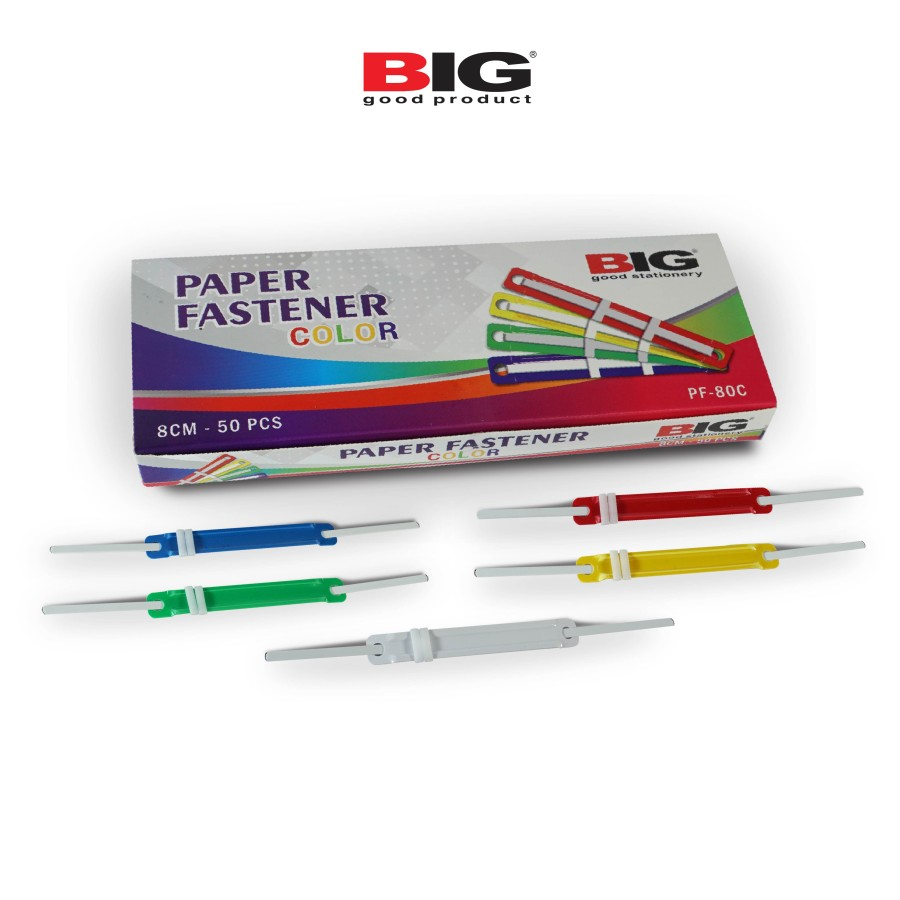 Jual Paper Fastener BIG Warna / Penjepit Kertas / Ako PF-80C - Pack | Shopee Indonesia
