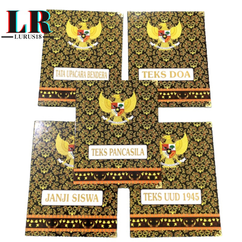 Jual Map Upacara Bendera 1 Set Isi 5 Map Map Upacara Batik Naskah Upacara Bendera Map 