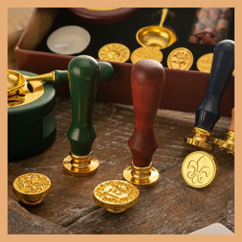 Jual Pegangan / Gagang Kayu Stempel / Cap Lilin Segel Surat / Undangan ...