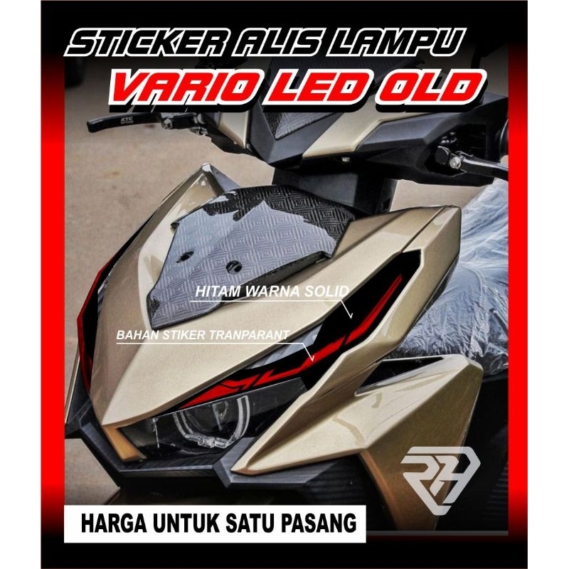 Jual sticker alis Vario LED old 125/150 satu pasang(kanan/kiri) gen 2 ...