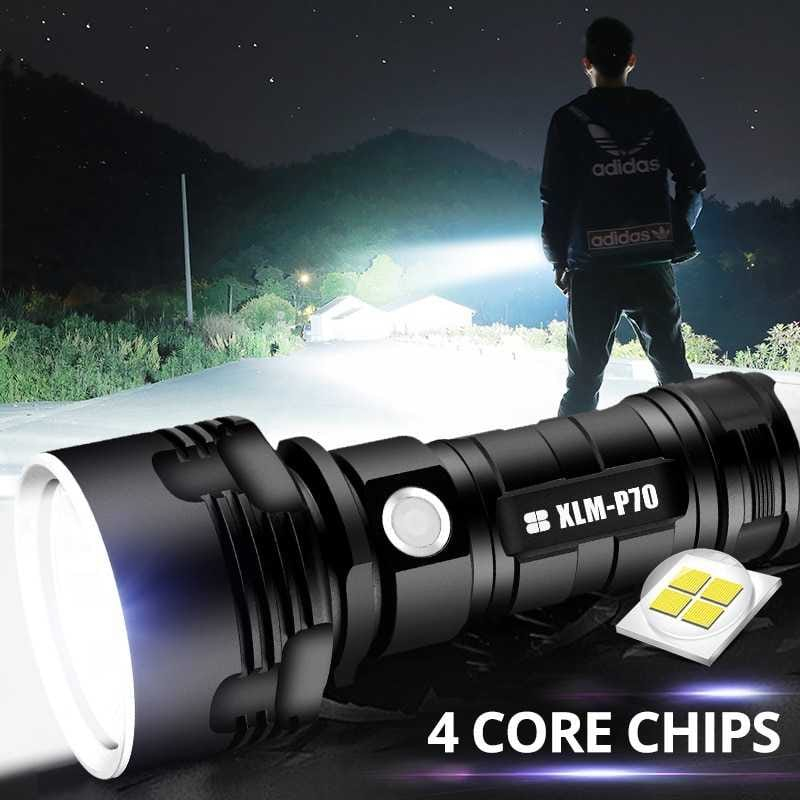 Jual SENTER LED XLM-P70 - CAHAYA TERANG DAN JARAK JAUH - TAHAN LAMA ...