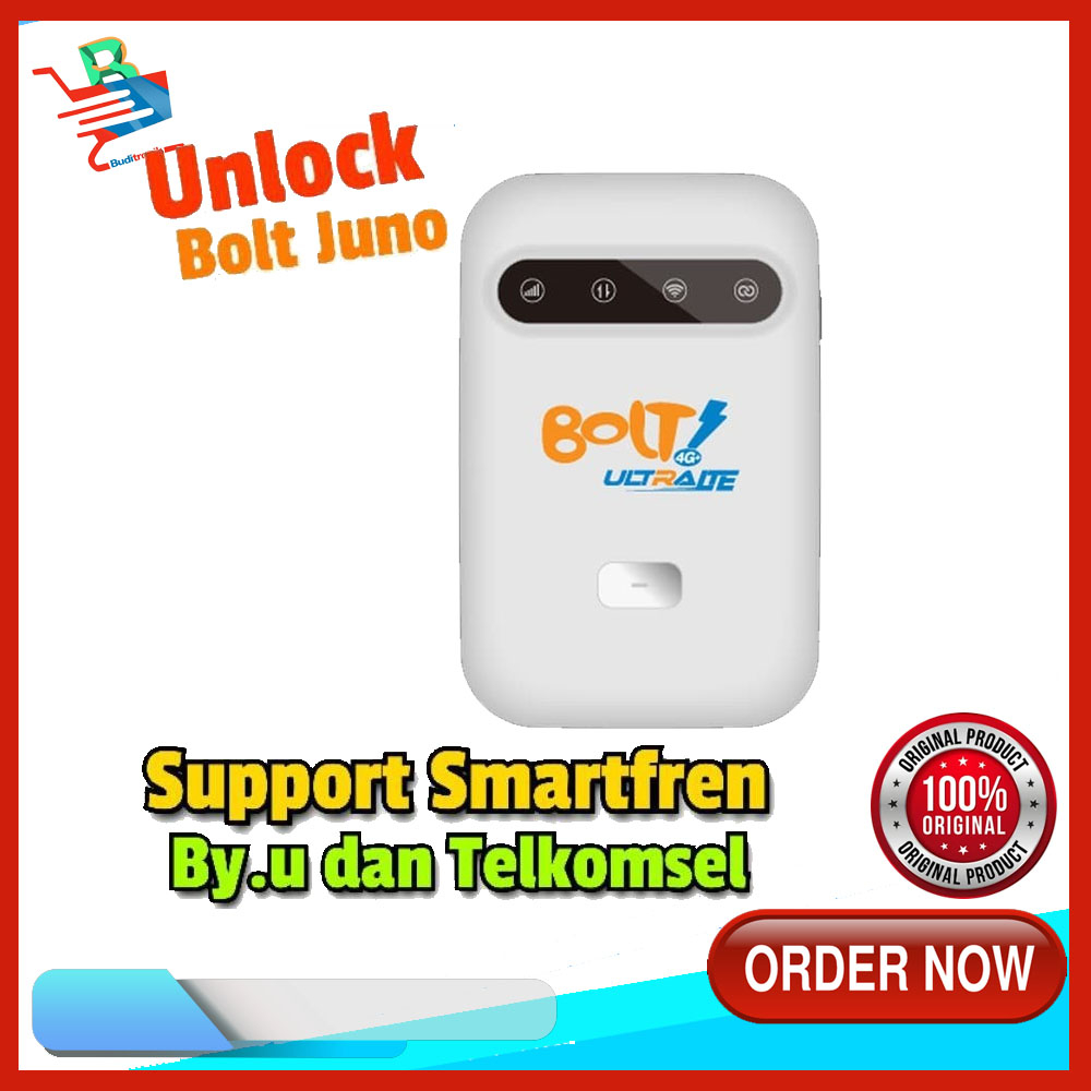 Jual Mifi Modem Wifi Router 4G Bolt Juno Unlock Smartfren Dan Telkomsel ...