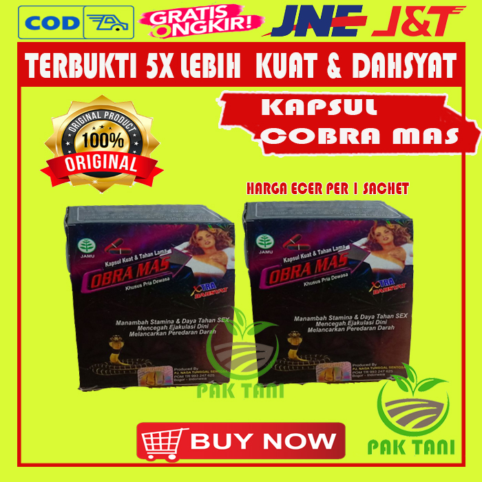 Jual Cobra Mas Kapsul Penambah Kesehatan Harga Ecer Per Sachet Isi 2 Kapsul | Shopee Indonesia