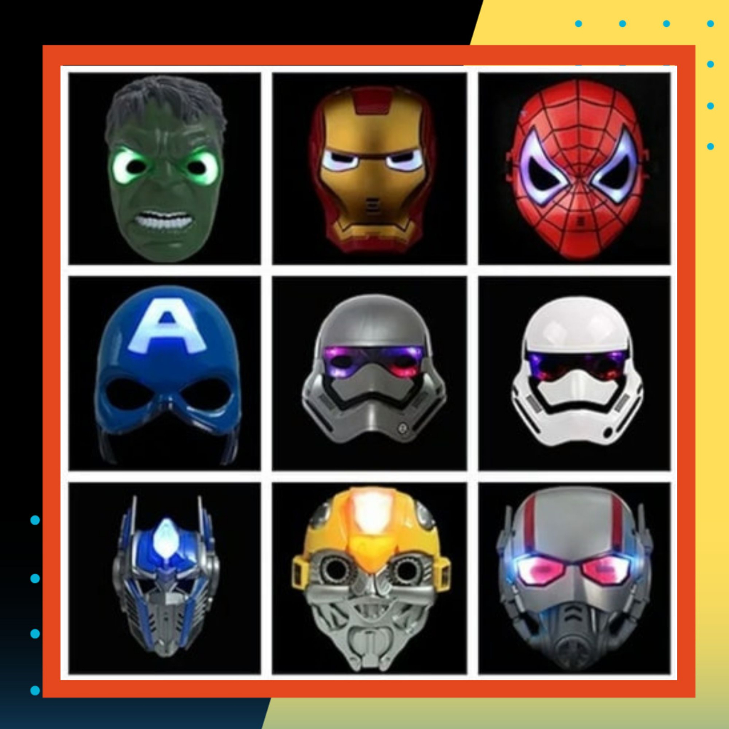 Jual Topeng spiderman Topeng Hulk Topeng Batman Topeng Superhero Topeng ...