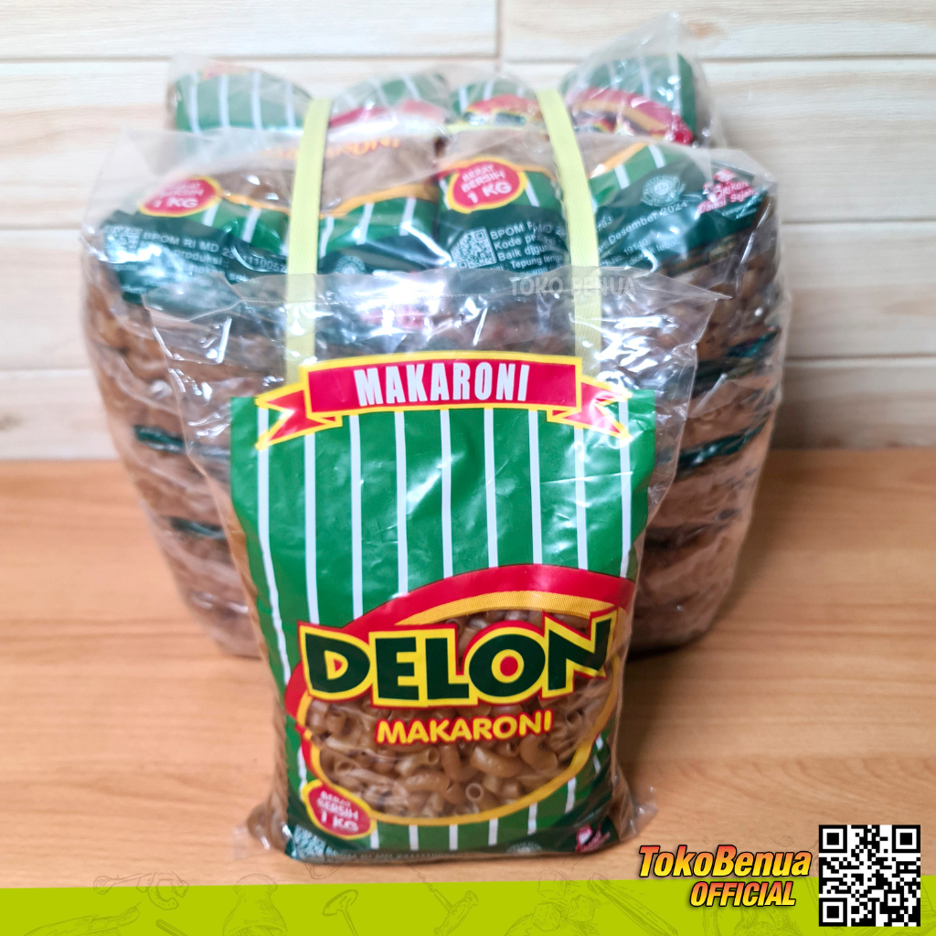 Jual MAKARONI DELON HIJAU 1 BAL 10 KG | Shopee Indonesia