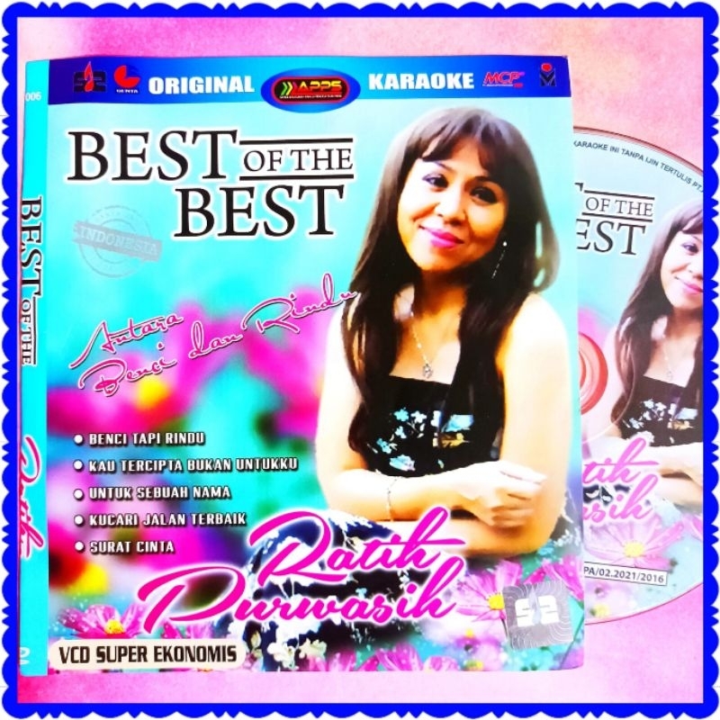 Jual KASET ORIGINAL VCD LAGU RATIH PURWASIH BISA KARAOKE VOCAL ON OF AKTIF-LAGU KARAOKE POP-LAGU ...