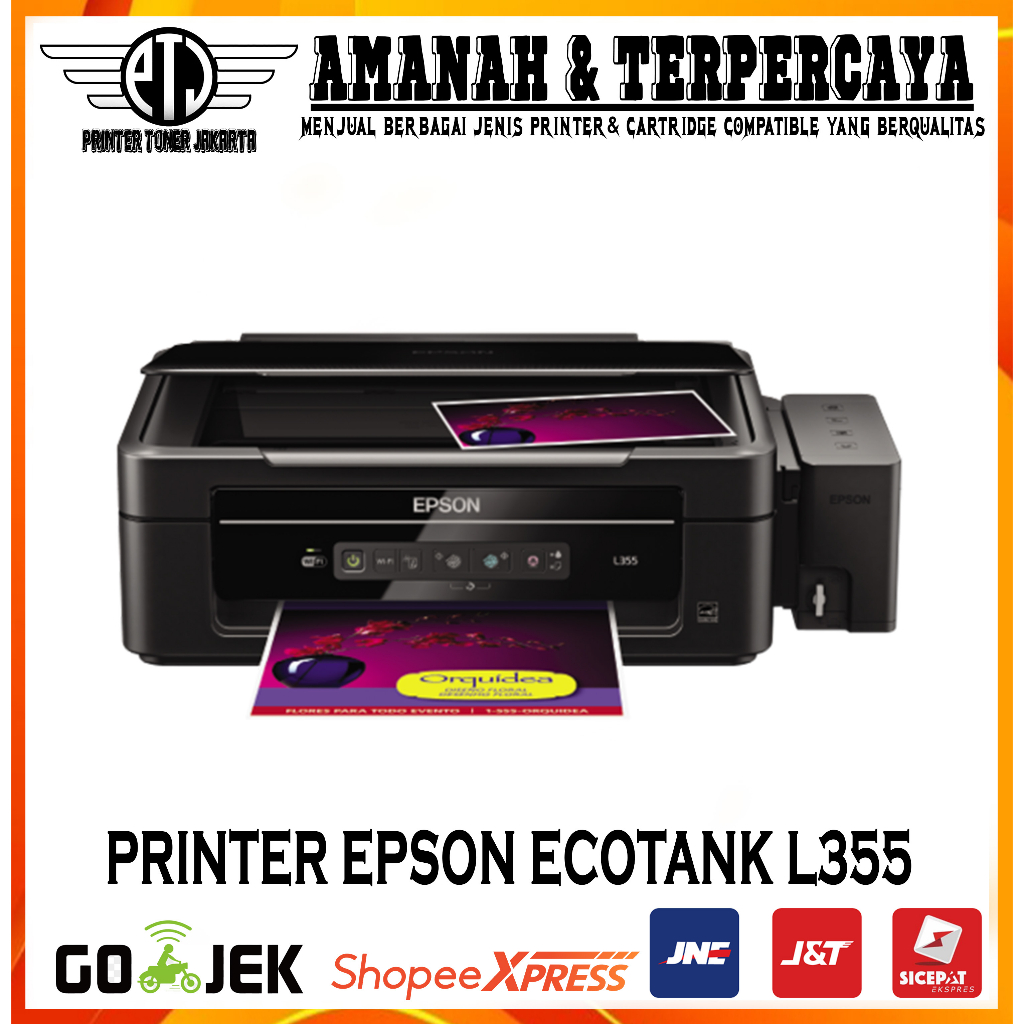 Jual printer epson l355 wifi siap pakai | Shopee Indonesia