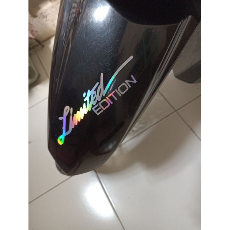 Jual stiker cutting motor mobil hologram pelangi limited edition ...