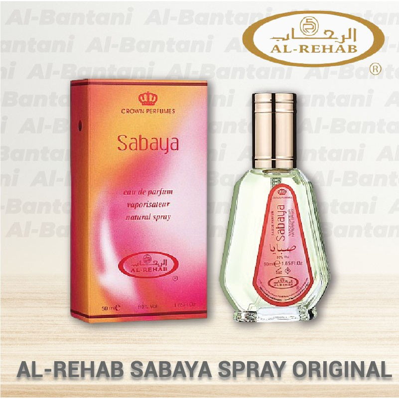 Jual PARFUM AL REHAB SABAYA SPRAY ORIGINAL 50ml | Shopee Indonesia