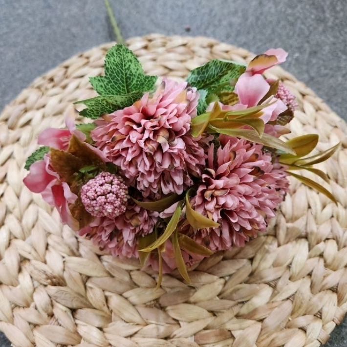 Jual Bunga Geranium Autumn x7 Artificial | Shopee Indonesia